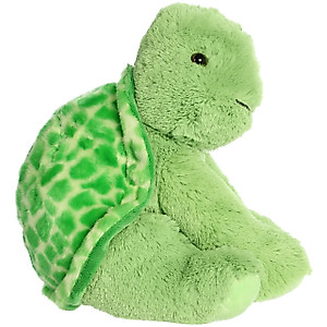 Aurora® Cuddly Turtle Stuffed Animal - Cozy Comfort - Endless Snuggles - Green 14 Inches