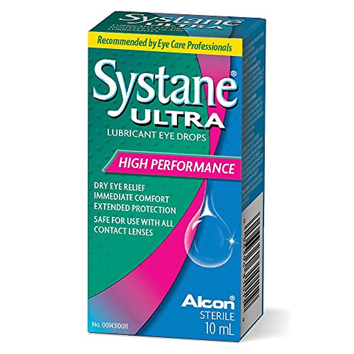 Systane Ultra Lubricant Eye Drops, High Performance 0.33 fl oz (10 mL) - Twin Pack