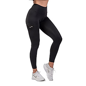 NEBBIA Active High-Waist Smart Pocket Leggings 402 Black