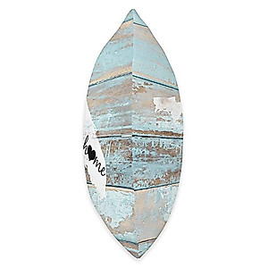 Florida Rustic Home Pride US State Distressed Look Florida Barn Board Shiplap Home Heart Gift Throw Pillow, 18x18, Multicolor