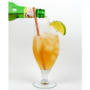 Copper straws - 100% copper drinking straws set of 4 - standard size 6.7" (17 cm) - Best size for your Moscow Mule copper mug - pure premium copper with food safe lacquer to keep the shine.