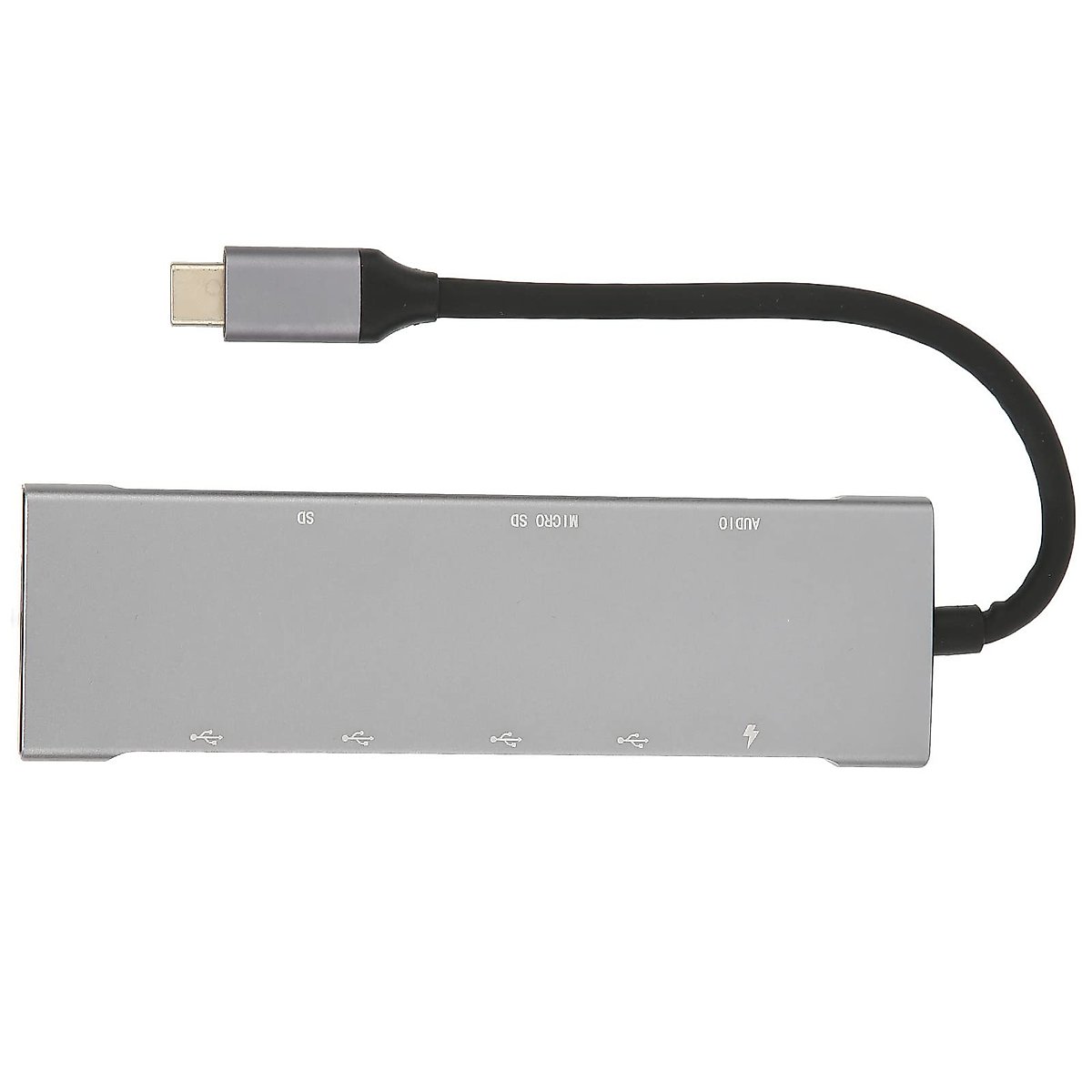 USB Charging Hub, Powerful Docking Station 5Gbps Data Transmission Read TF Card Plug and Play for Laptop for Projector for Computer
