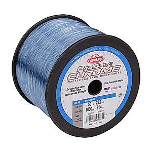 Berkley ProSpec® Chrome, Ocean Blue, 16lb | 7.2kg, 1000yd | 914m Monofilament Fishing Line, Suitable for Saltwater Environments