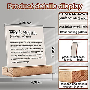 Work Bestie Gifts for Women Men, Funny Gifts for Coworkers Colleagues