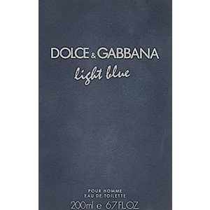 DOLCE&GABBANA Light Blue Pour Homme Eau de Toilette Spray, 6.7 oz.