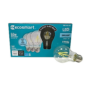 Ecosmart 60W LED Daylight Vintage A19 (60)