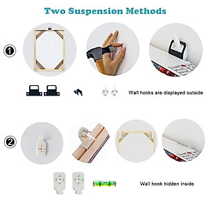 YOKSAS Canvas Stretcher Frames for 35 x 45cm Diamond Art - 30 x 40cm Wood Canvas Stretcher Bars - 11.8 x 15.7 inches Canvas Frames Assembly Kit