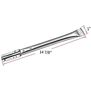 Dongftai SA401A (5-Pack) 16 3/16" Stainless Steel Burner for Brinkmann 810-1575-W 810-1750-S 810-1751-S 810-3551-0 810-3885-S 810-6345-0 810-7450-S 810-7490-F 810-8401-S 810-8403-F 810-8532-f