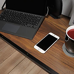 Sauder Harvey Park Wall Desk, Grand Walnut Finish