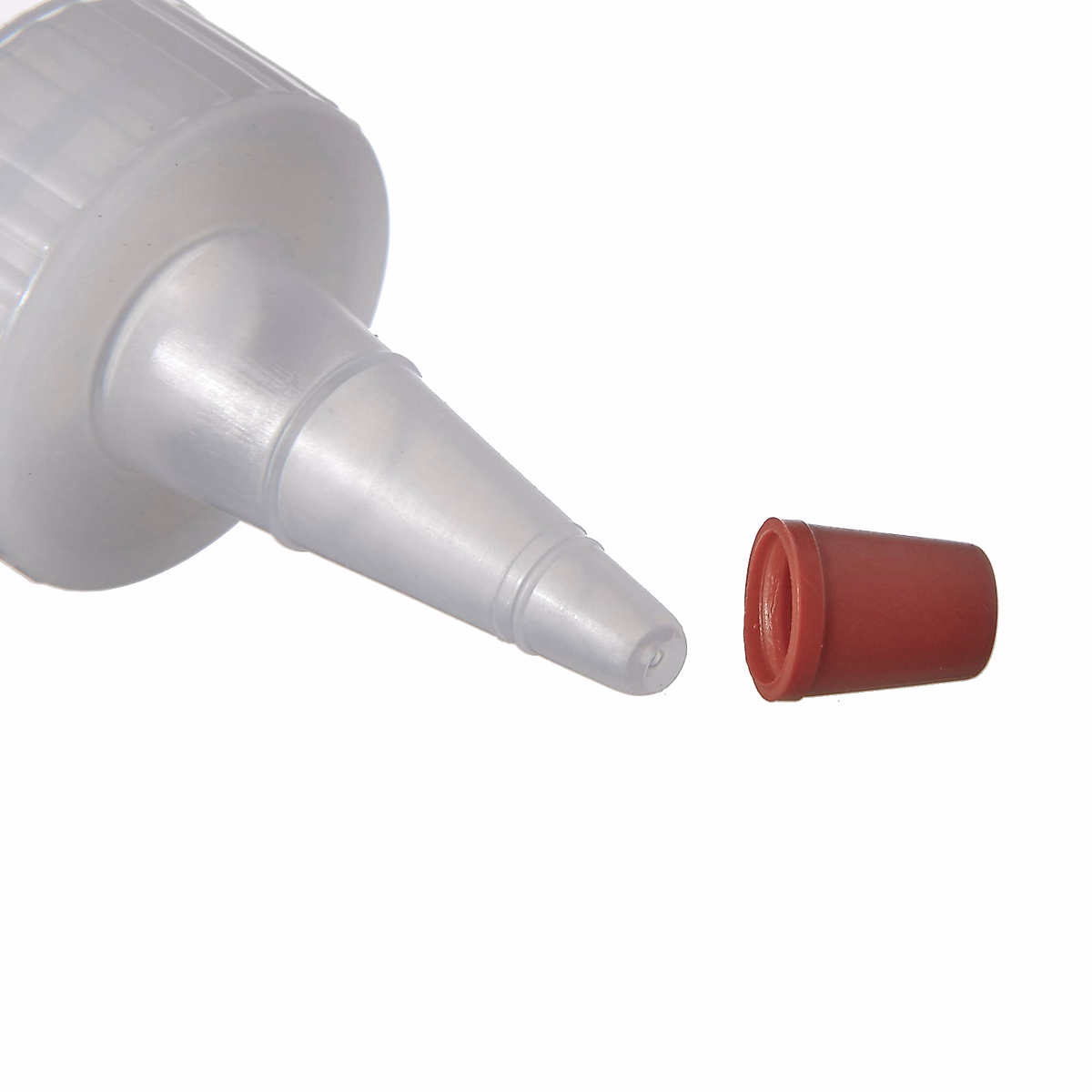 Consolidated Plastics Boston Round Bottles with Yorker Dispensing Cap, LDPE, 4 oz, 24 Piece