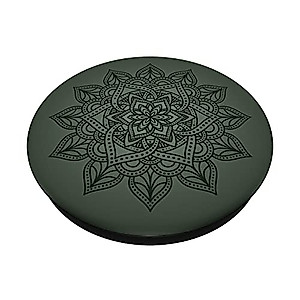Mandala Alpine Green Phone 13 Pro Max Mandala Alpine Green PopSockets Swappable PopGrip
