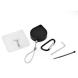 DS.Distinctive STYL VR Accessories Cable Management 6 Packs - Drill Free Retractable Ceiling Suspension System for HTC Vive/HTC Vive Pro Virtual Reality/Oculus Rift/PlayStation VR/Microsoft MR