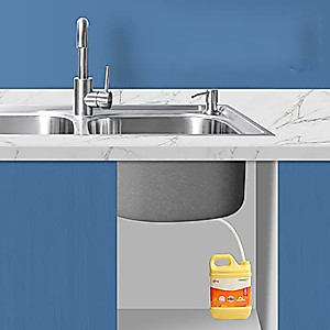 SIMSIN Built in Soap Dispenser for Kitchen Sink, Countertop Soap Dispenser Pump with 47" Extension Tube kit, No Need to Refill