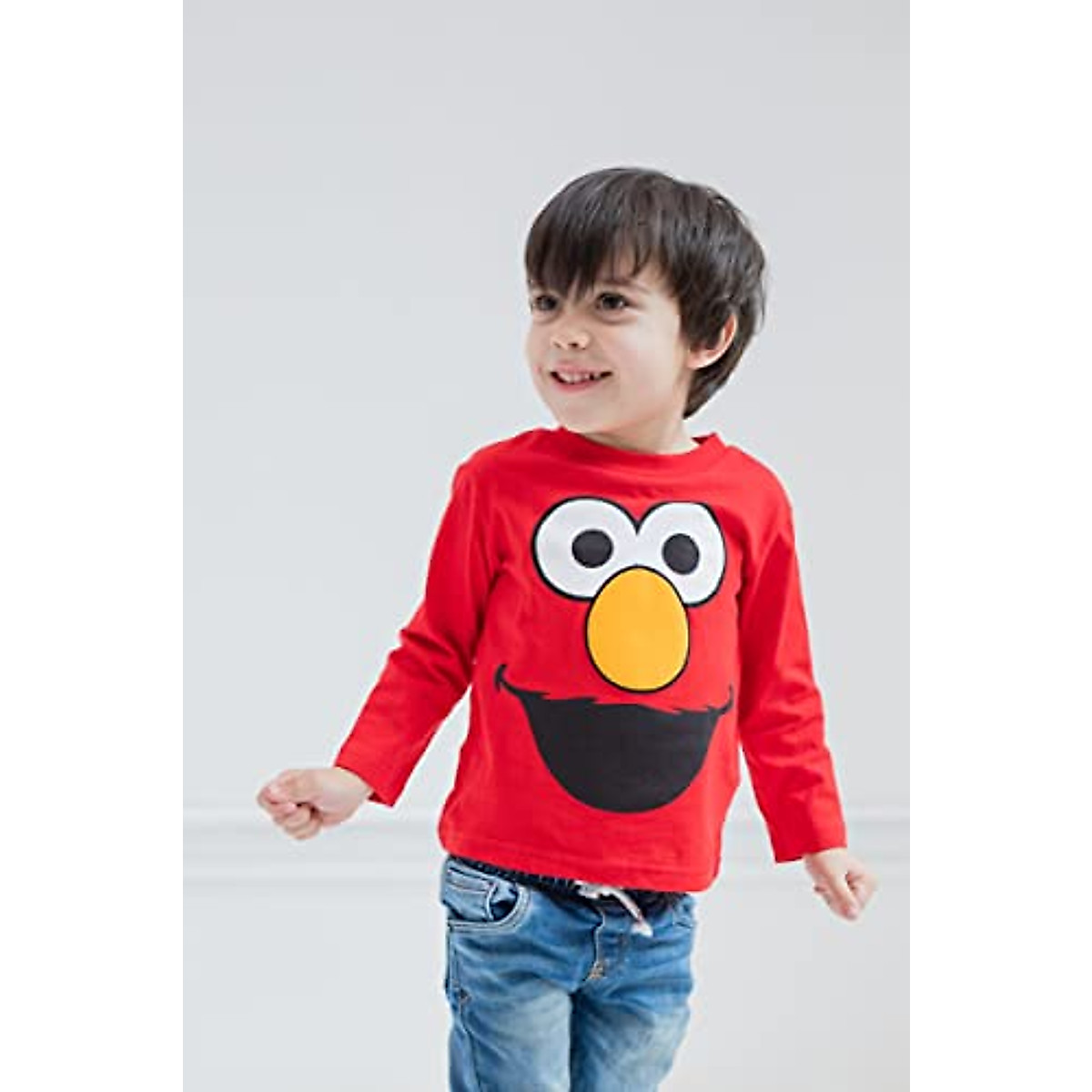 Sesame Street Elmo Baby Boys 2 Pack Long Sleeve T-Shirts 18 Months