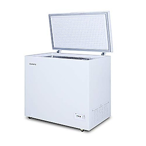 Galanz GLF70CWED01 Manual Defrost Chest Freezer, Mechanical Temperature Control, White, 7.0 Cu Ft