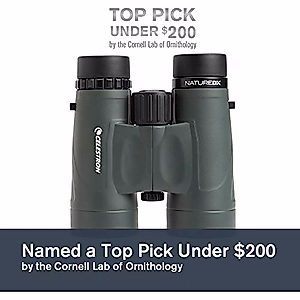 Celestron – Nature DX 8x42 Binoculars – Outdoor and Birding Binocular – Fully Multi-coated with BaK-4 Prisms – Rubber Armored – Fog & Waterproof Binoculars – Top Pick Optics