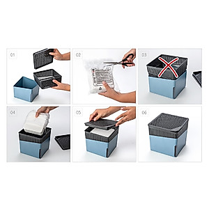 WENKO Cube Refill for Dehumidifier, Humidity and Moisture Absorber for Bathroom, Bedroom, Garage, Closet, 2800 Cubic Feet of Reach, 2.2lbs, 4.72 x 1.97 x 4.72 inch, Large, White