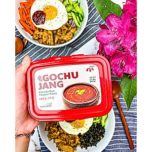 Maeil Spicy Korean Gochujang Paste [ Hot Pepper Paste ] Traditional Fermented Chili Pepper Paste, Perfect Jang Sauce for Dips and Marinades [ Korean Chili Paste] 500g