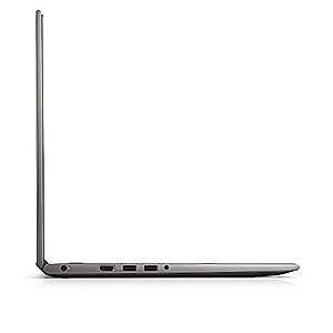 Dell i5568-0463GRY 15.6" FHD 2-in-1 Laptop (Intel Core i3-6100U 2.3GHz Processor, 4 GB RAM, 500 GB HDD, Windows 10) Gray
