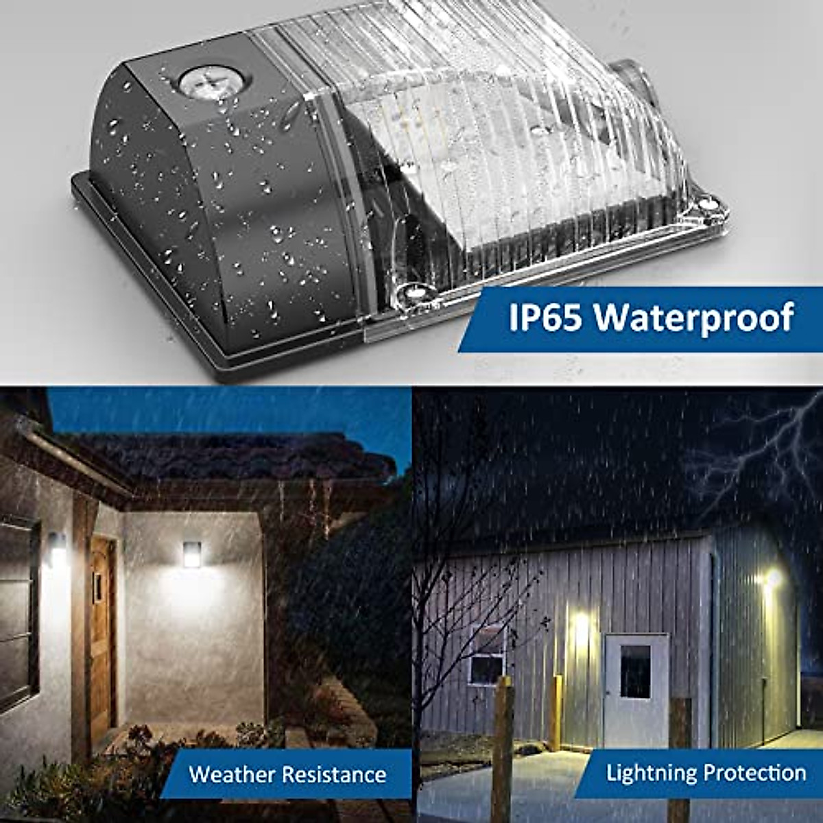 G GJIA 30W 3600LM LED Wall Pack Light, Led Wall Pack with Photocell ...