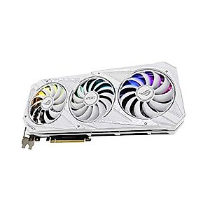 ASUS ROG STRIX NVIDIA GeForce RTX™ 3080 White OC Edition Gaming Graphics Card (PCIe 4.0, 10GB GDDR6X, HDMI 2.1, DisplayPort 1.4a, White color scheme, Axial-tech Fan Design, 2.9-slot, Super Alloy Power