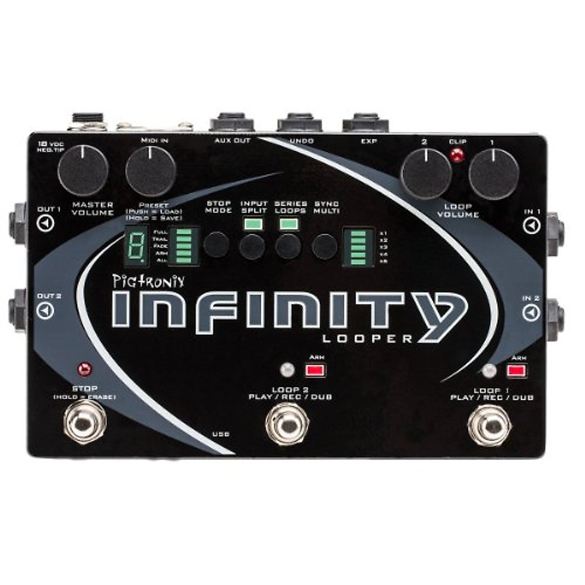 Pigtronix Guitar Looper Effects Pedal, No (SPL)