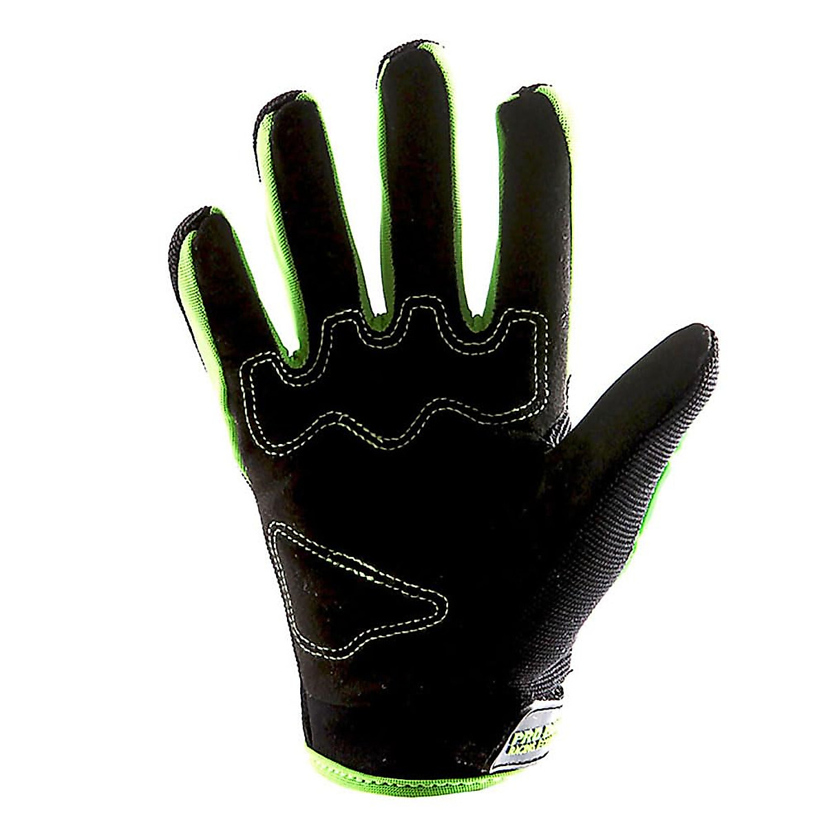 1Storm Youth Motocross Gloves Motorcycle BMX MX ATV Dirt Bike Bicycle Skeleton Cycling Kids Gloves Green