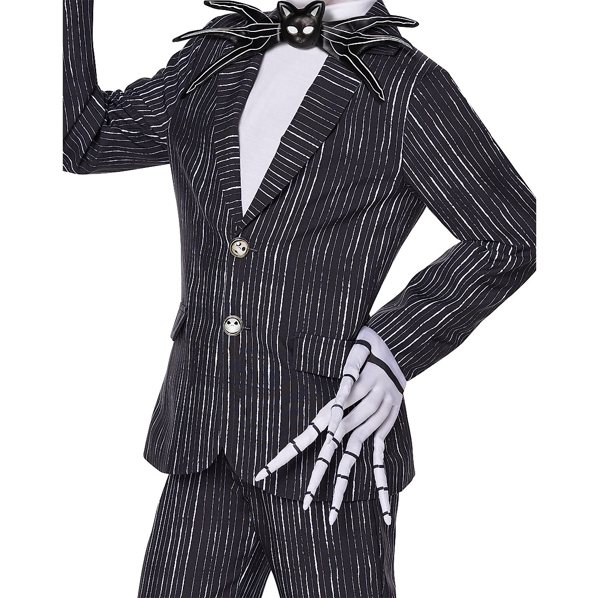 Spirit Halloween Kids The Nightmare Before Christmas Jack Skellington Suit Costume - L