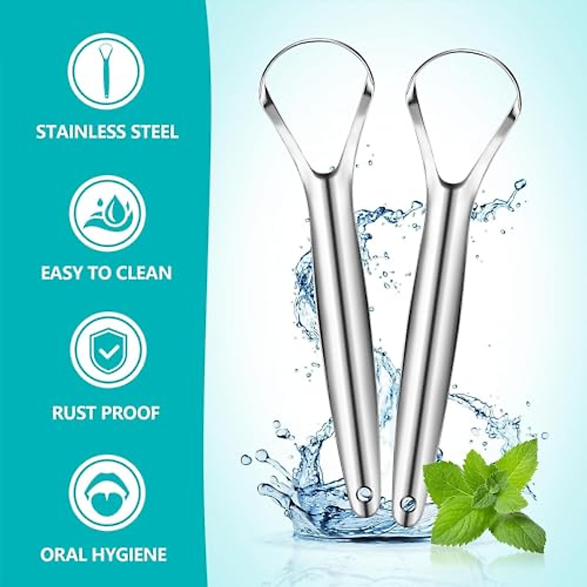Tongue Scraper, Tongue Cleaner, Oral Care Tongue Scrubber, Tongue Cleaning Brush (1pcs)
