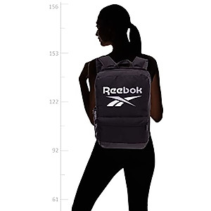 Reebok Training Essentials Unisex Adult Backpack, Black/White, One Size