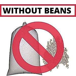 Inkcraft Leatherette Bean Bag Cover Without Beans Beanbag Chair for Home , Office , Bedroom & Room(Black,2XL)