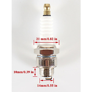 QDYZPP For Air Filter Spark Plug For Husqvarna 5521P 21-Inch 140cc Lawn Mower w/B&S engine