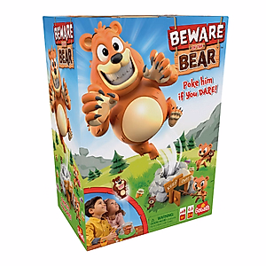 Beware of The Bear - Poke The Bear and Sneak The Goodies Before He Wakes Up Game by Goliath