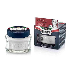 Proraso Pre-Shave Conditioning Cream for Men, Protective Formula for Dry Skin with Vitamin E and Aloe Vera, 3.6 oz