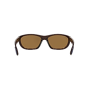 Ray-Ban RB4188 Wrap unisex-adult Sunglasses, Shiny Brown, 63 mm