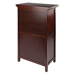 Winsome Wood Chablis Wine Storage, Walnut
