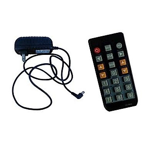 GOODRELIISH 2.3" High Character LED Wall Clock Digital Countdown and Up Timer by IR Remote Control, Red