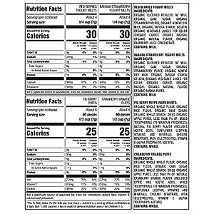 Gerber Snacks for Baby Variety Pack, Organic Yogurt Melts & Organic Puffs (Set of 7)