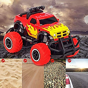 Hymaz Remote Control Car for Girls 3-5 6 7 8-12 Gifts, Pink/Purple RC Racing Car & Truck & One Button Deformation & 360°Rotating Drifting Car Robot Toys for Kids Girls Boys (1.43 red rc Cars)