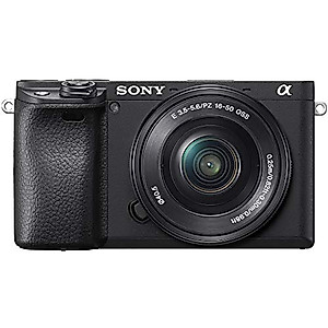 Sony a6400 4K Mirrorless Camera ILCE-6400L/B (Black) with 16-50mm f/3.5-5.6 and 55-210mm F4.5-6.3 2 Lens Kit and 0.43x Wide Angle + 2.2X Telephoto + Deco Gear Extra Battery Remote & Flash Bundle