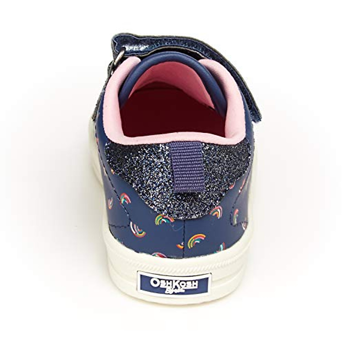 OshKosh B'Gosh girls Garland Sneaker, Navy, 4 Toddler US