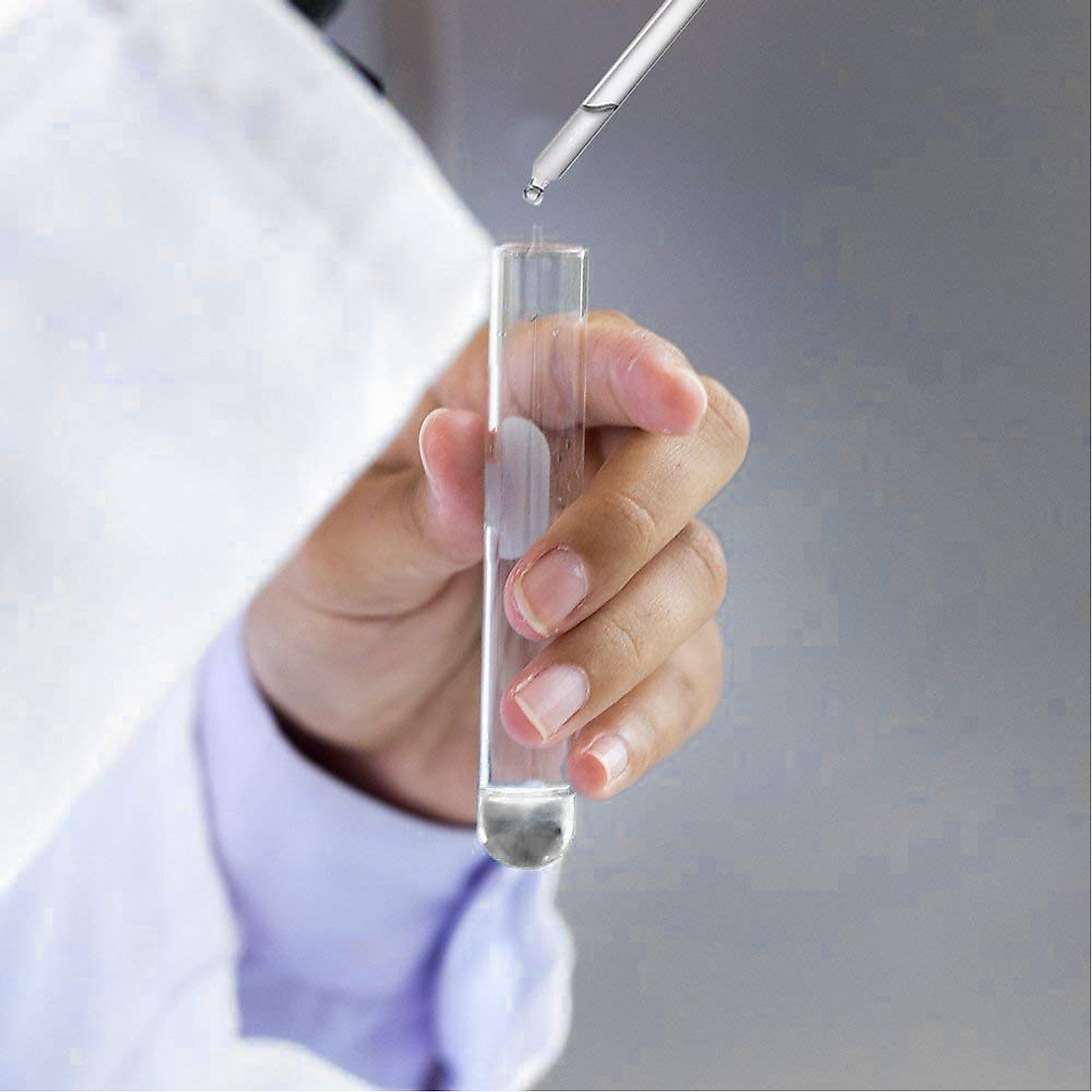 BTSD-home 16x100mm(13ml) Clear Plastic Test Tubes with Caps for Scientific Experiments, Halloween, Christmas, Scientific Themed Kids Birthday Party Supplies, Decorate the House, Candy Storage(50 Pack)