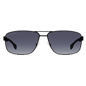BOSS by Hugo Boss Men's BOSS 1035/S Pilot Sunglasses, Matte Black, 64mm, 15mm