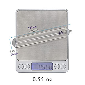 Rare Luminous Gases Element Collection, 99.999% Purity, Including Helium, Neon, Argon, Krypton, Xenon, Nitrogen, Oxygen, Carbon Dioxide, Air, for Collection, Display, Teaching, Gift, Pack of 9