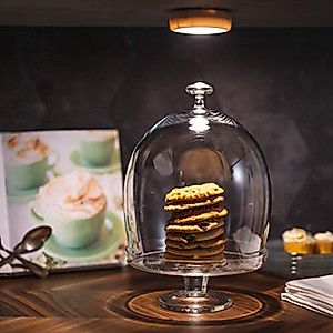 Brilliant Evolution 6-Pack Wireless RGB LED Lights - Battery Operated Puck Lights - Night Light - Color-Changing LED Under Cabinet Lighting - Wall, Cabinets, Shelf Light - with 2 Remotes