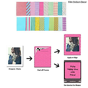 A ANTER Instant Camera Accessories Compatible with Fujifilm Instax Mini 12 11 9 Instant Film Camera - Chrysanthemum