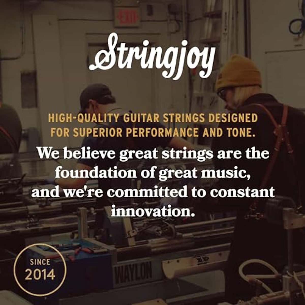 Stringjoy BR1046 Broadways Electric Pure Nickel Guitar Strings, 10-46 Classic Light Gauge, Durable, Guitar Strings for Enhanced Tone & Smooth Play, Electric Guitar Strings 6 String Set