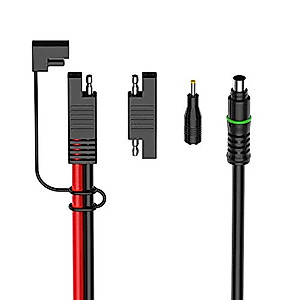 PolyEnergy DC8mm to SAE Connector with DC5521 Converter Adapter Compatible with Explorer 160 240 500 1000 and GZ Portable Power Station Solar Generator Portable Solar Panel 12AWG Heavy Duty Cord