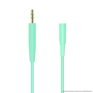 Geekria 2.5mm Male to 3.5mm (1/8'') Female Headphones Plug Adapter, Conversion Audio Plug, TPE Cord Compatible with Bose SoundTrue, SoundTrue II, QuietComfort QC25 (25cm)