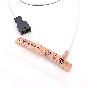 24pcs 9 Pins Compatible Masimo Disposable Neonatal Adult Spo2 Sensor for Masimo LNCS Neo 1862 Probe Adhesive Tape Sensor 9 Pins 3.2 ft Connector-Pronto-7, Rad-5, Rad-57, Rad-8, Rad-87, Radical-7